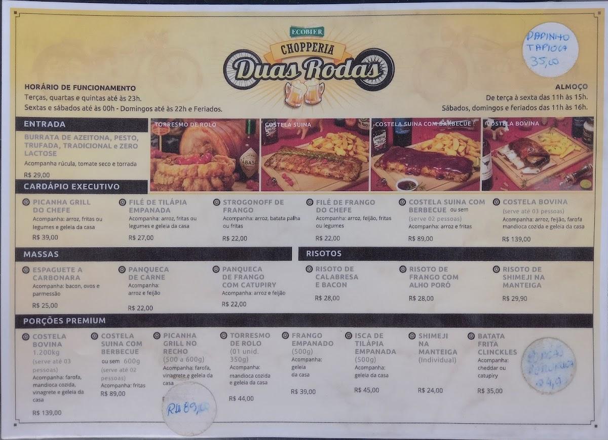 Menu em Chopperia Duas Rodas pub & Bar, Socorro