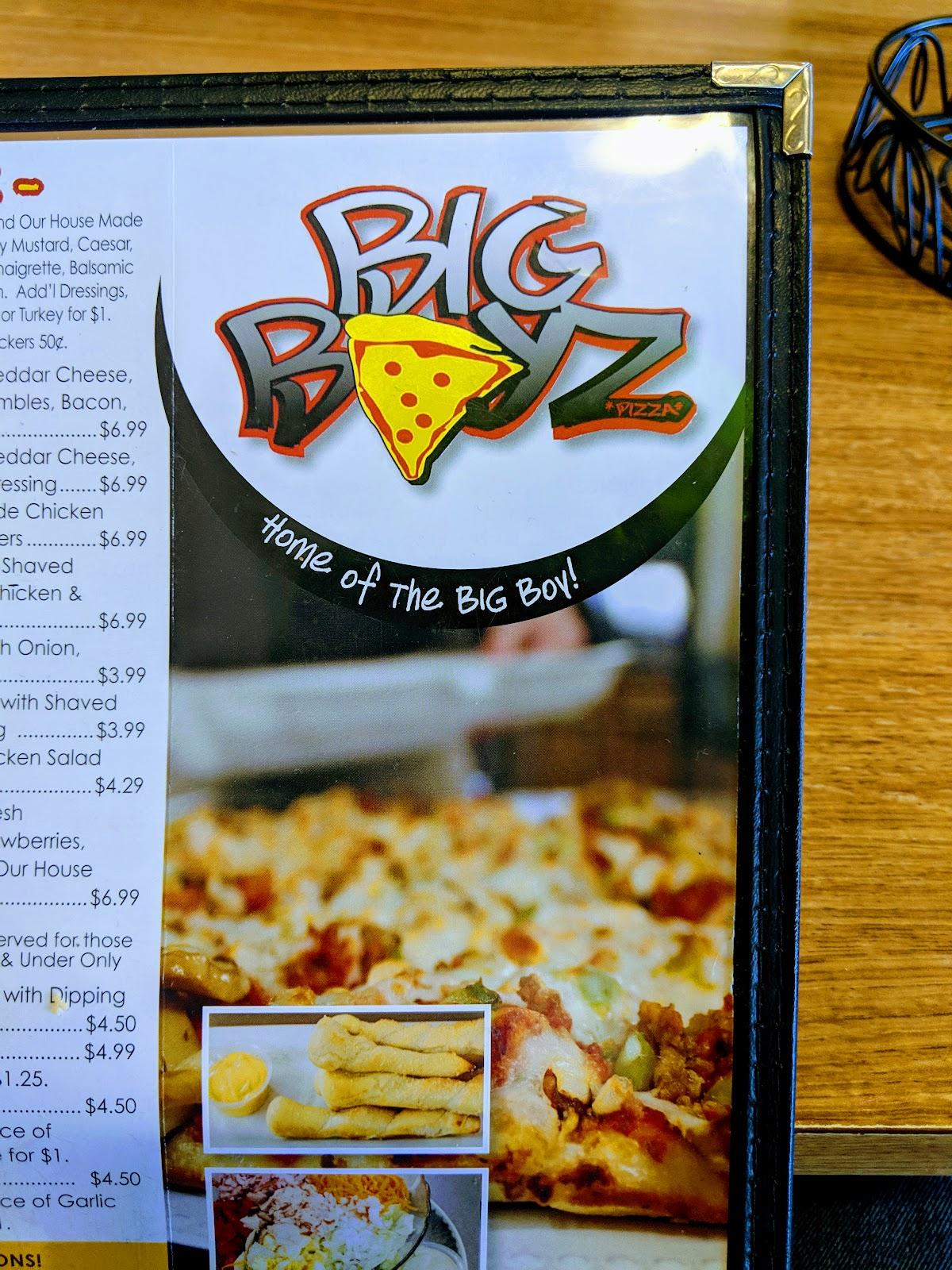 Menu at Big Boyz Pizza pizzeria, Brookville