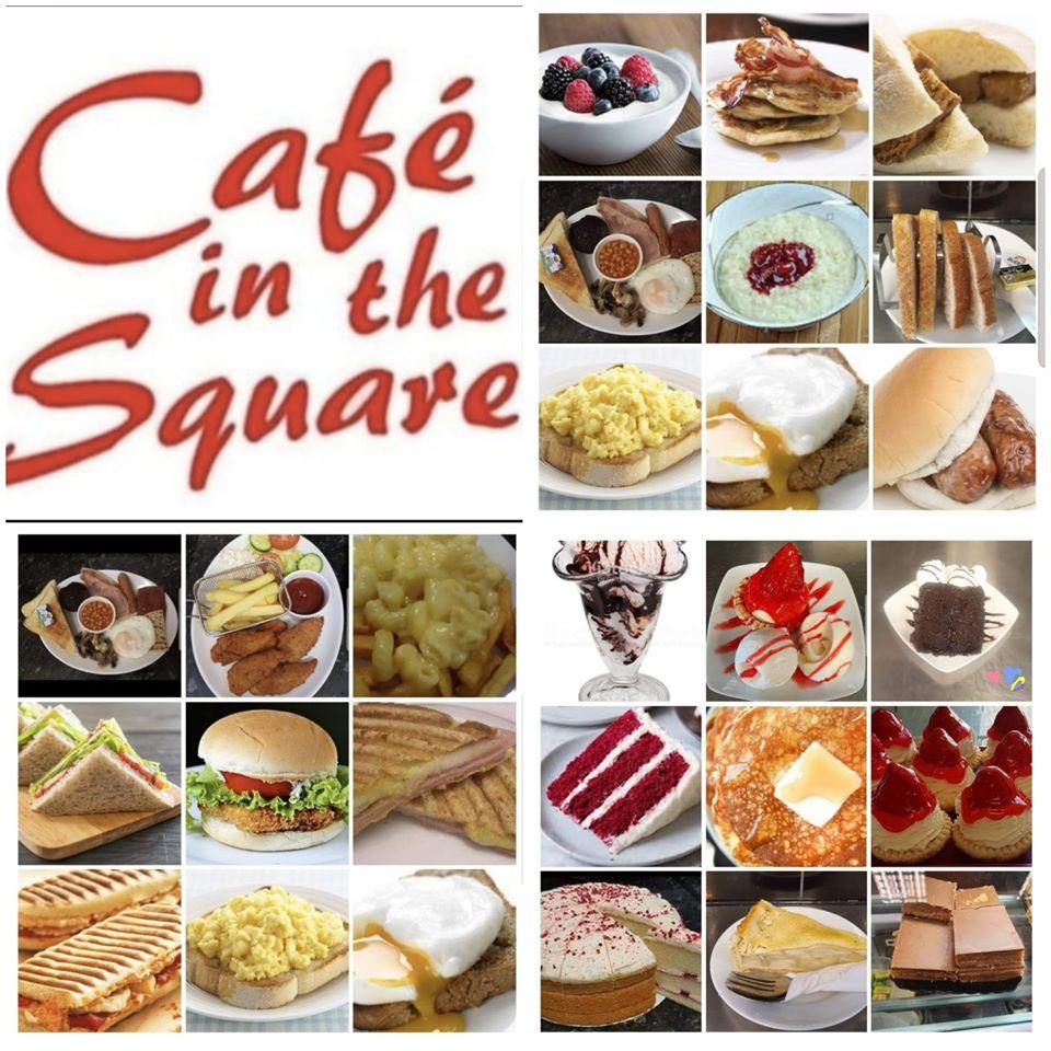 Menu at Café in the Square cafe, Alyth