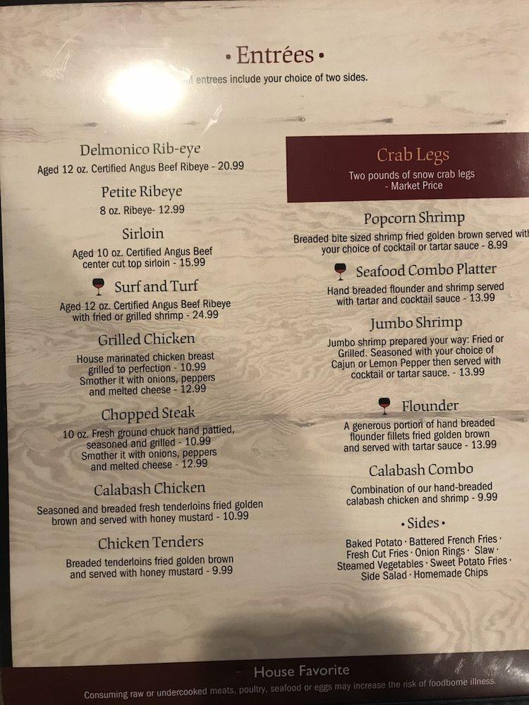 Menu at M&J Restaurant Of Greer, Greer