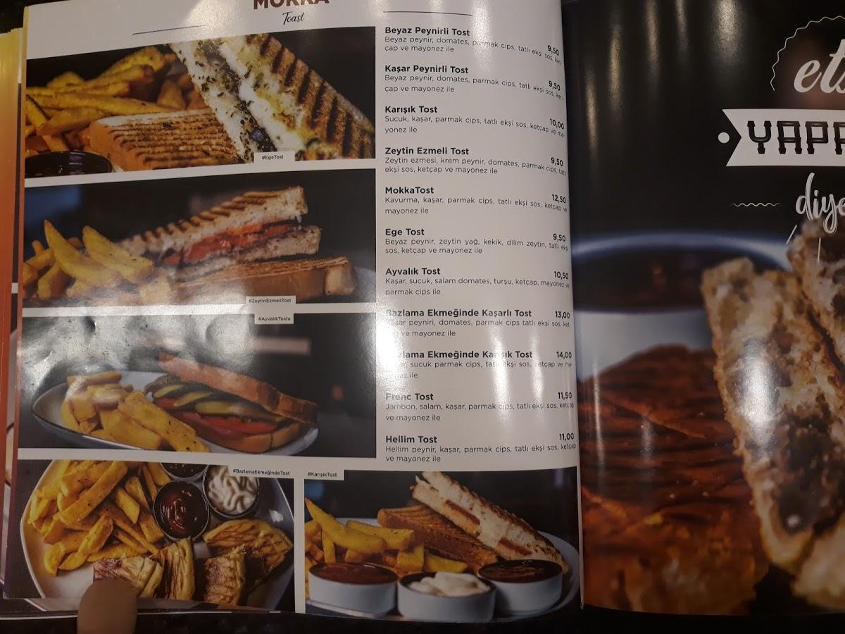 Menu at STADYUM MOKKA CAFE, Antalya