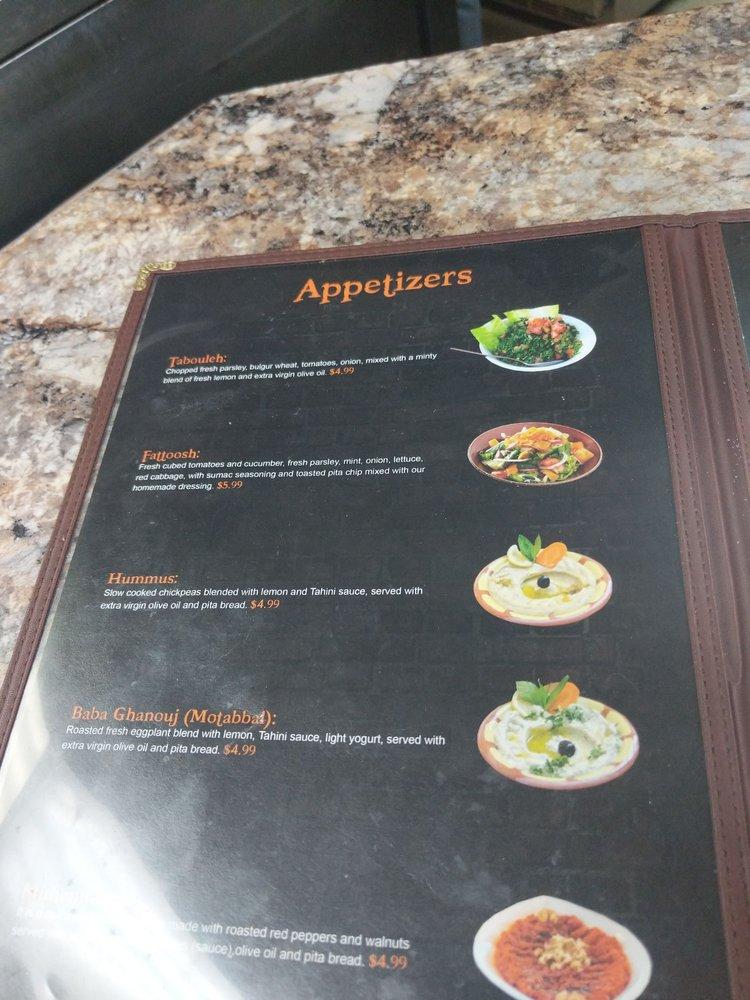 Menu at Damaskino Mediterranean Food restaurant, Jacksonville