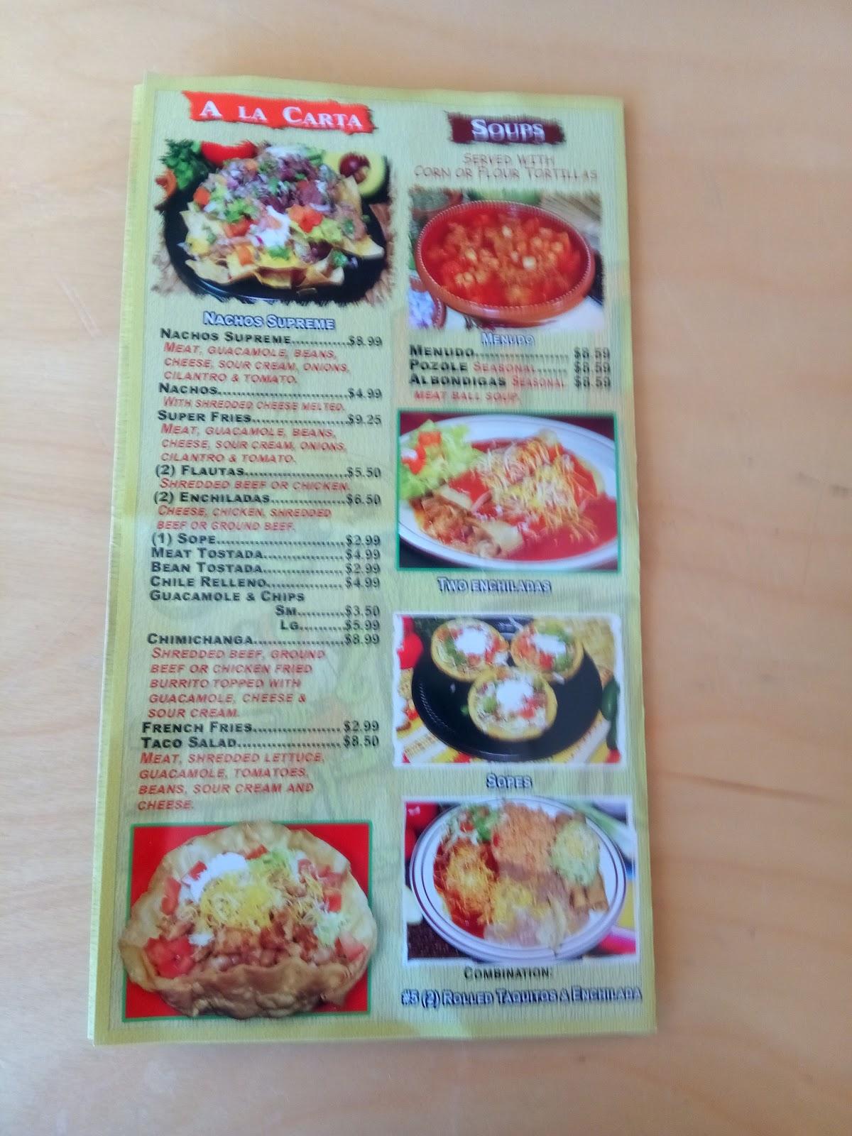 Menu at El Ranchito Taco Shop & Sports Bar, Murrieta, Los Alamos Rd #3