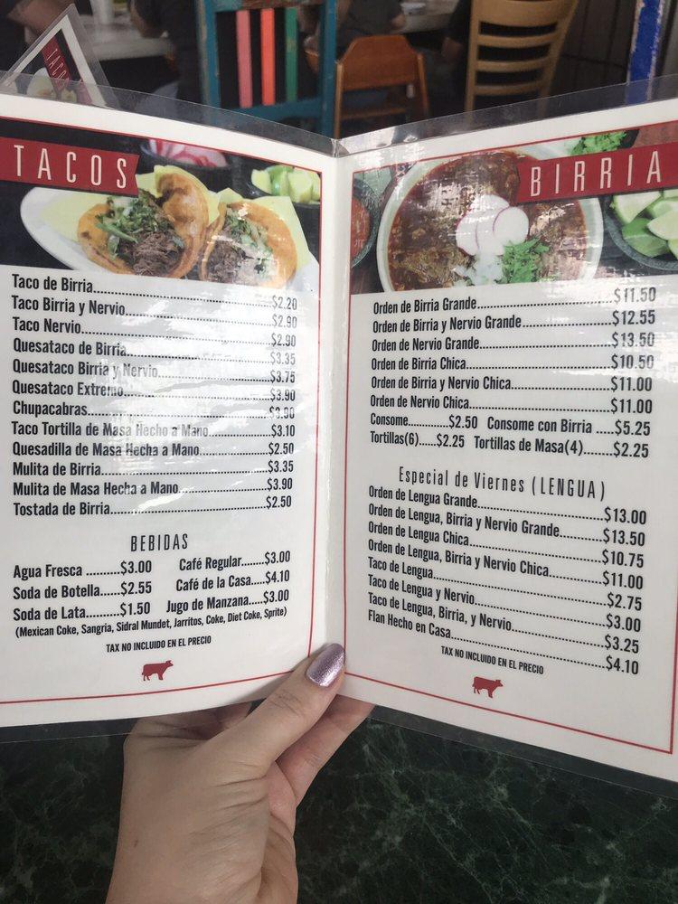 Menu at Ed Fernandez Restaurant Birrieria, San Diego