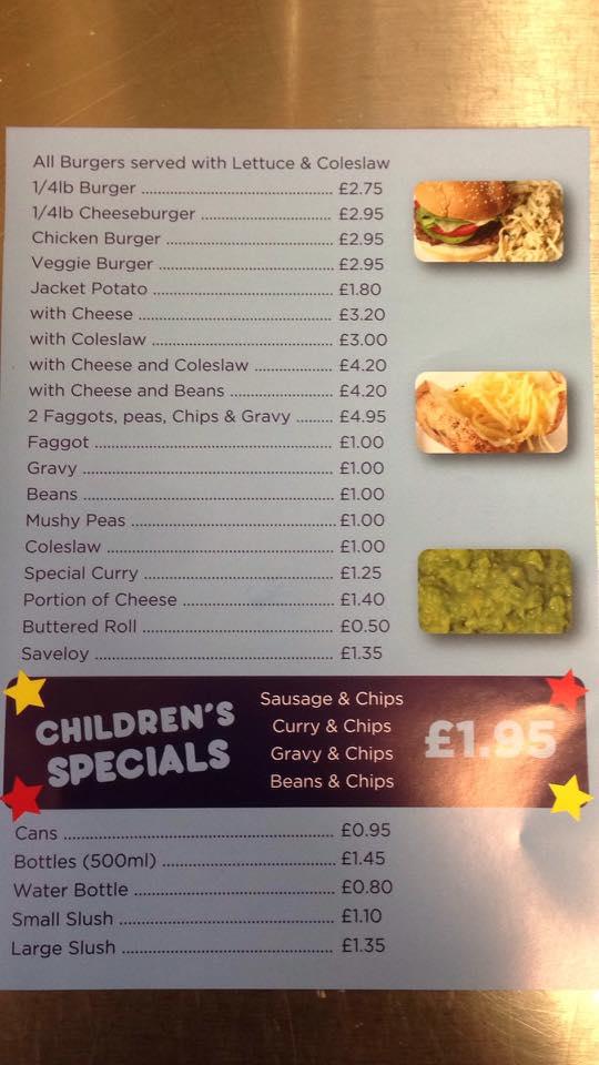 Menu at Roma Fish Bar, Morriston, 38 Woodfield Street