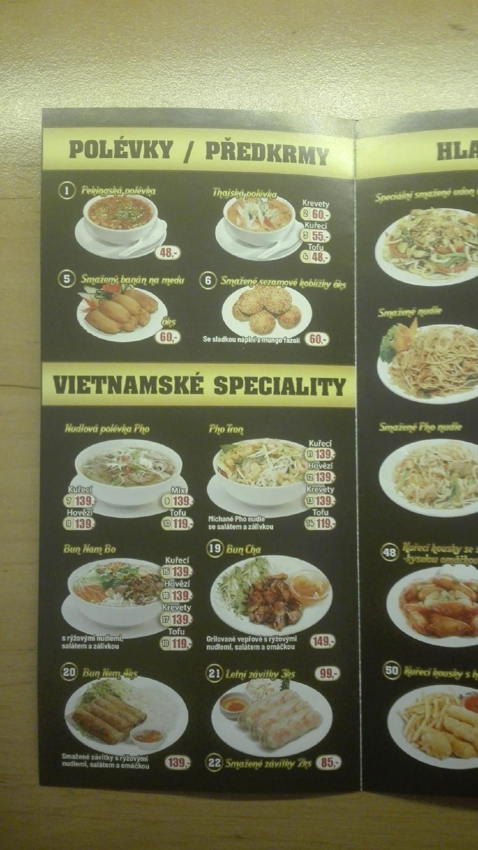 Menu at Asia 79 restaurant, Holýšov