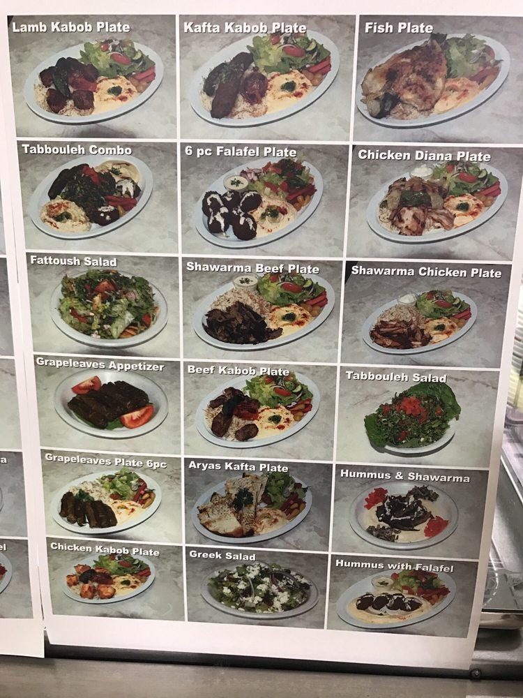 Menu at Al-Reef Mediterranean Grill restaurant, Murrieta