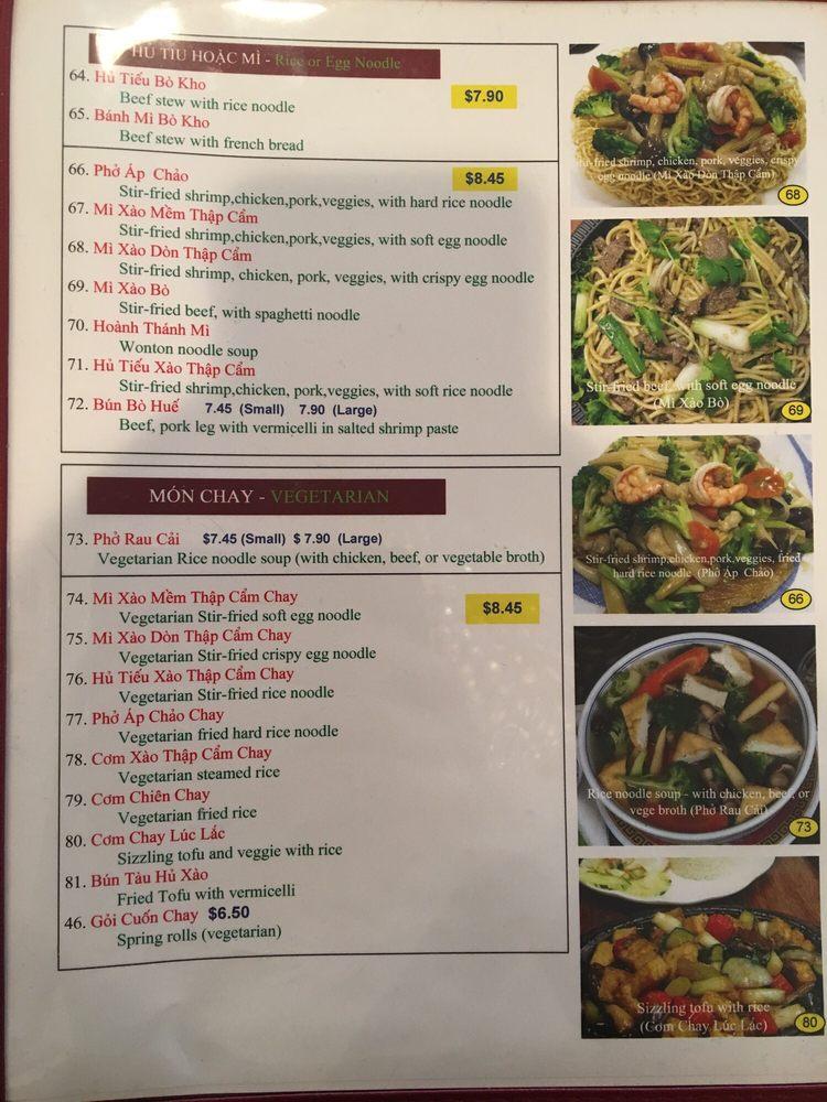 Menu at Pho Ha restaurant, Temecula, Ynez Rd