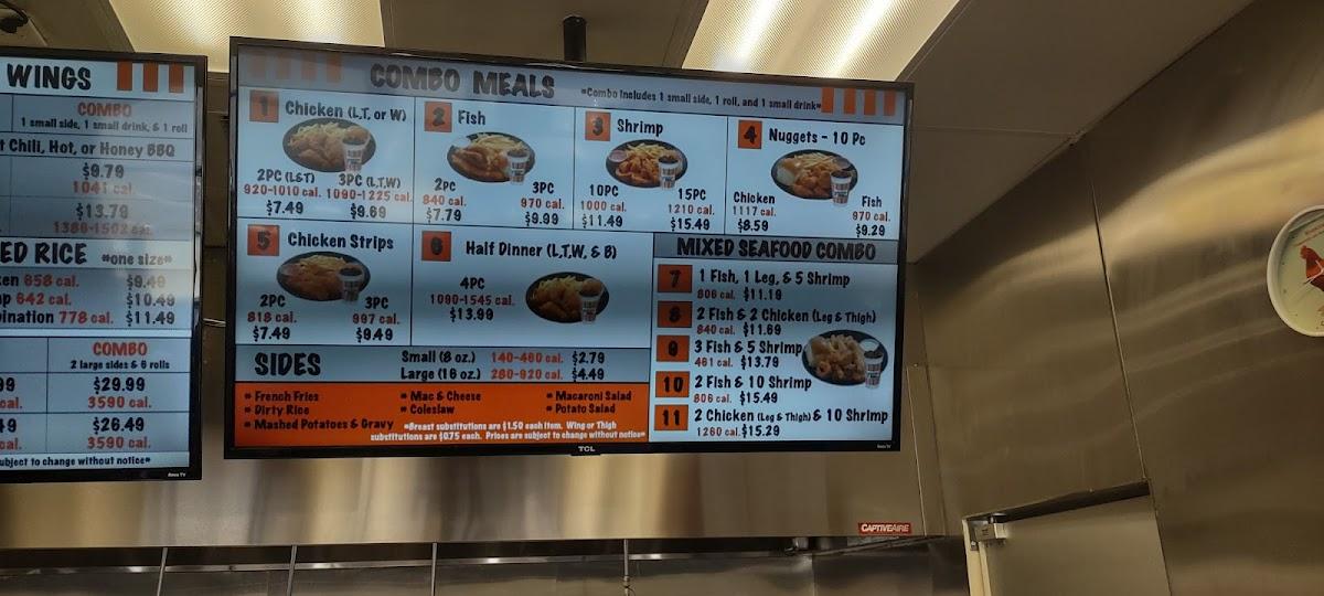 Menu at Famous Louisana Fried Chicken pub & bar, North Highlands