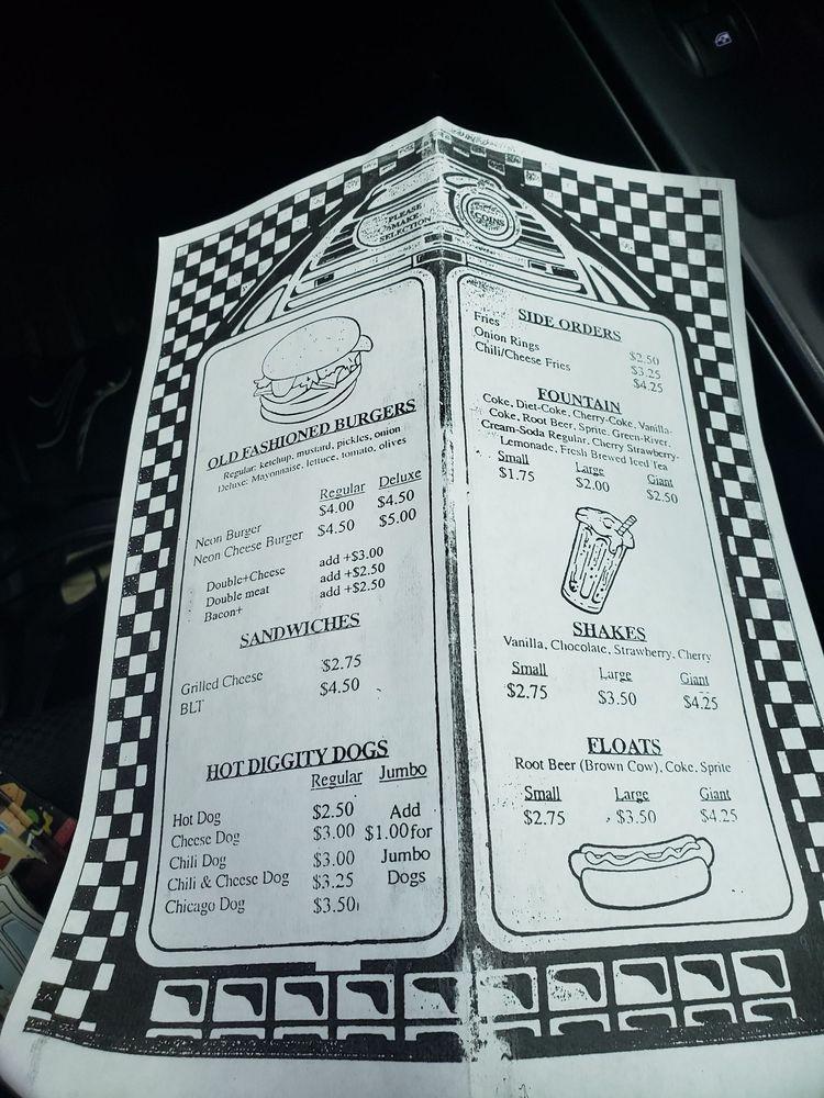 Menu at Neon Grill fast food, Saint Joseph