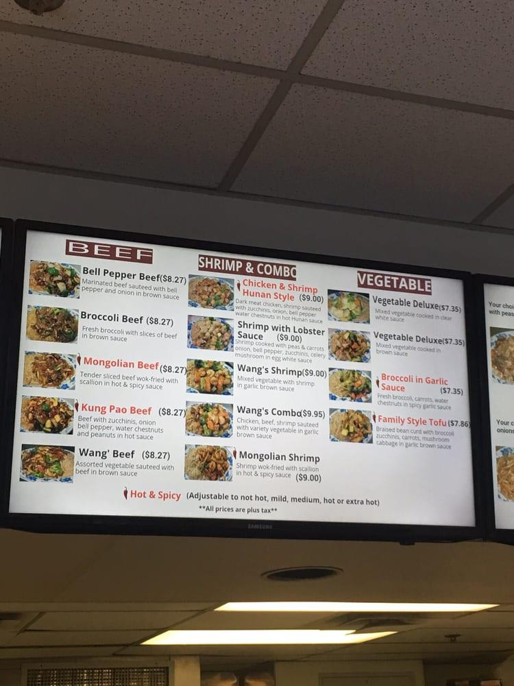 Menu at Chef Wang restaurant, Dallas, Main St #390