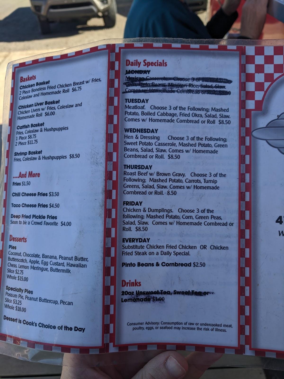 Menu at Tastee Burger To Go restaurant, Atkins