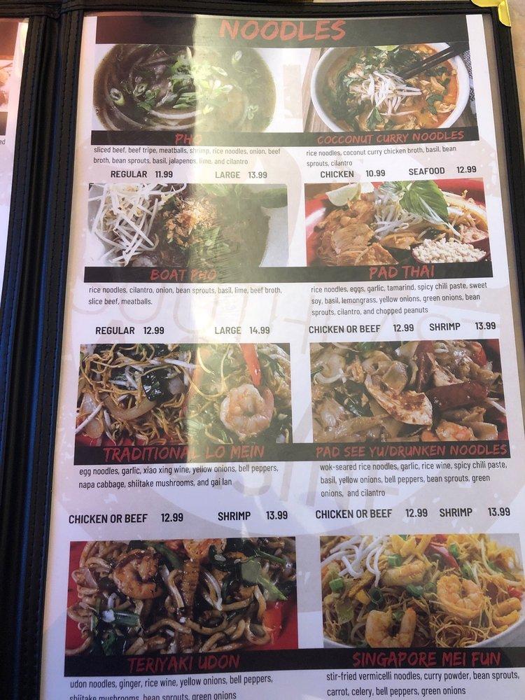 Carta del restaurante The Wokery, Saint Paul