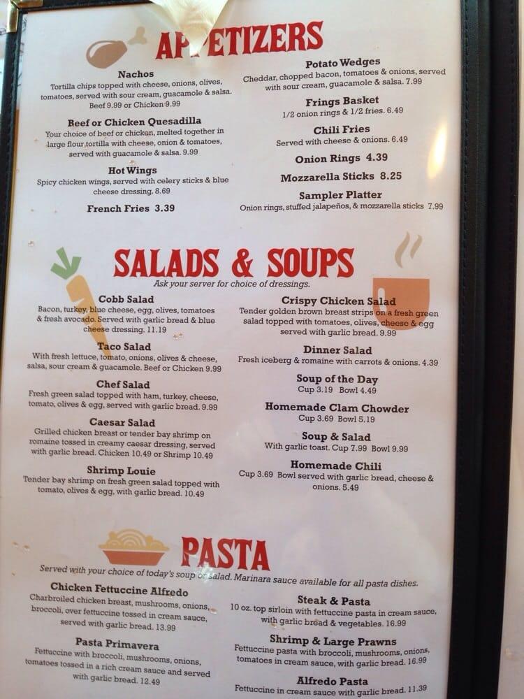 Menu at Farmers Cafe, Stanwood, 72nd Ave NW A