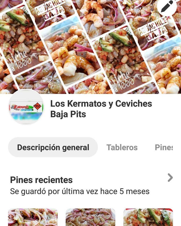 Carta del restaurante Los Kermatos y Ceviches baja pits, Culiacán ...