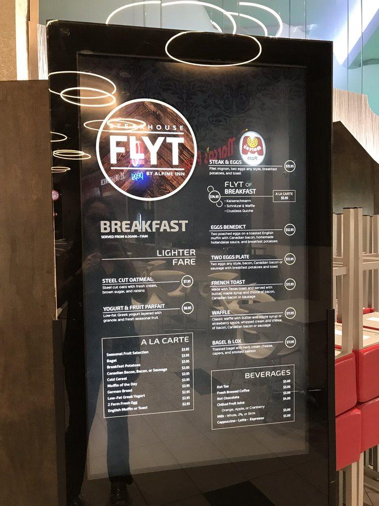 Menu at FLYT Steakhouse, Deadwood, 372 Main St