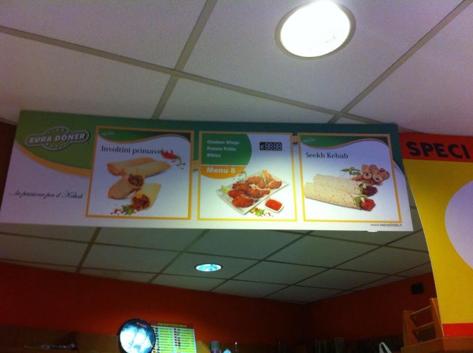 Menu at Kebab Pak Fast Food, Feltre