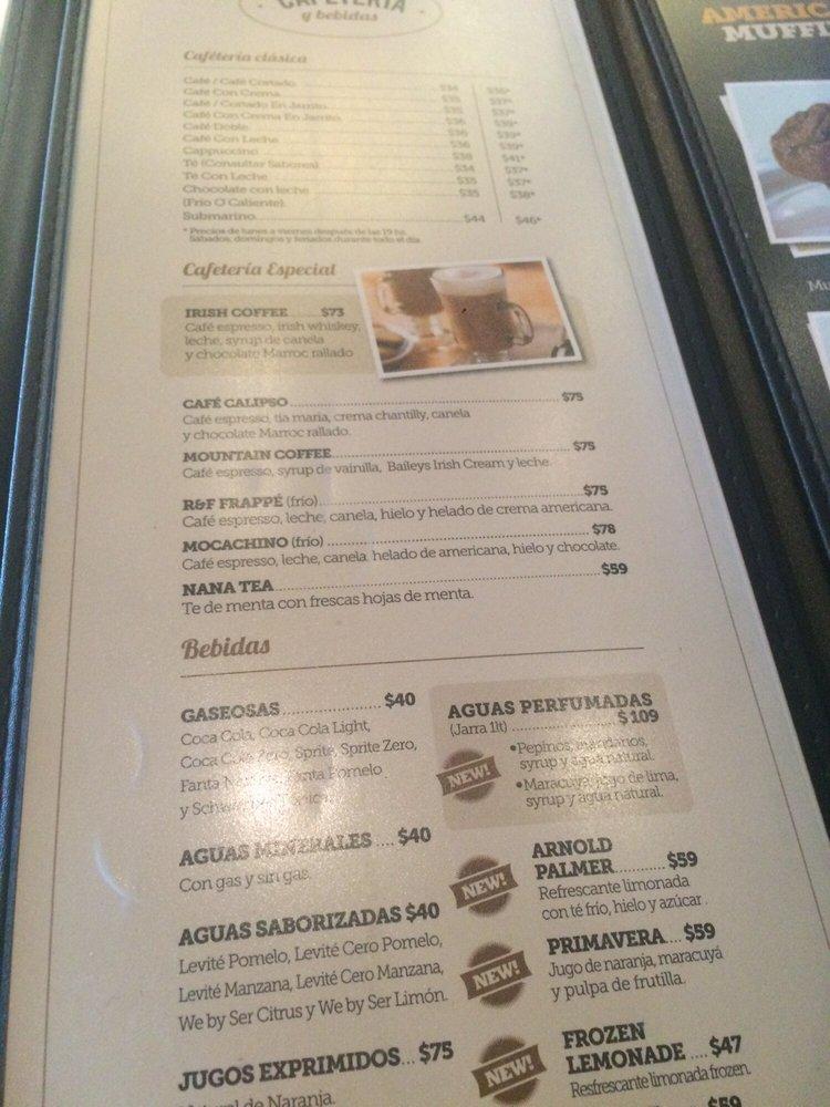 Carta del restaurante Rock&Feller's Alto Rosario, Rosario, S2013DJK