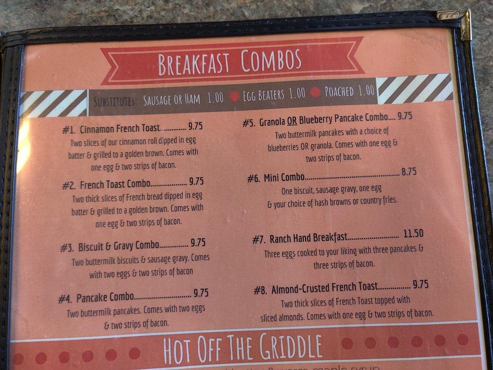 Menu at Beeline Cafe Payson Az, Payson