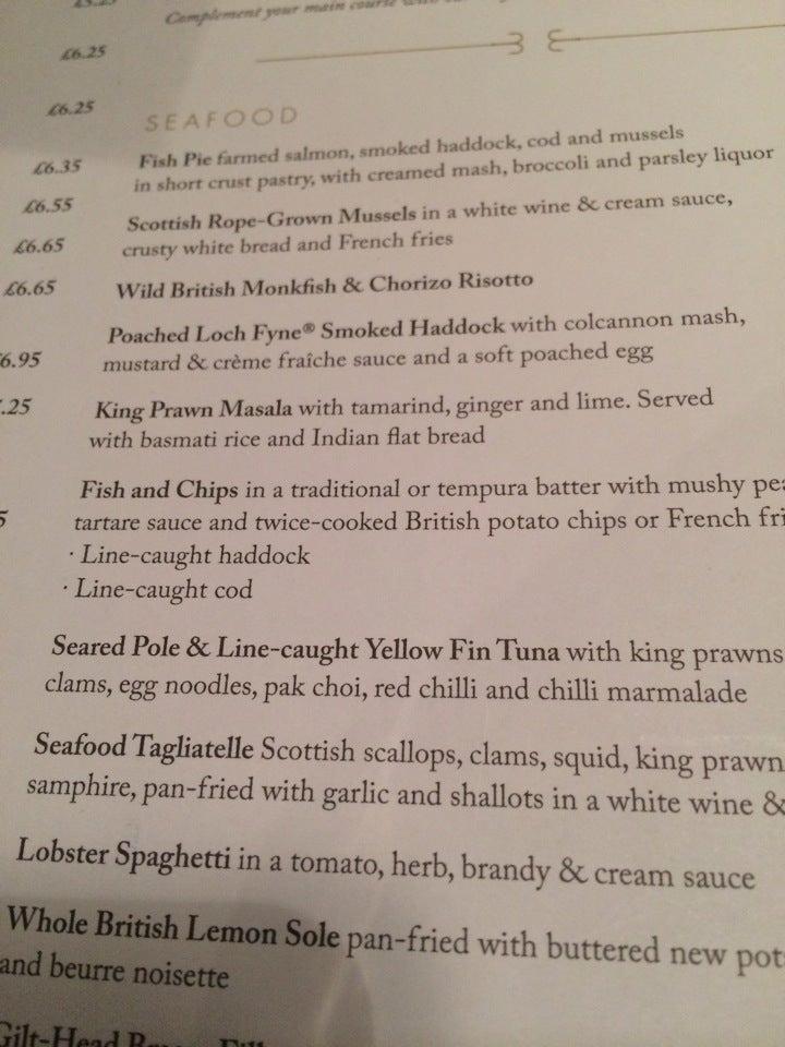 Menu at Little Rose restaurant, Cambridge, Little Rose