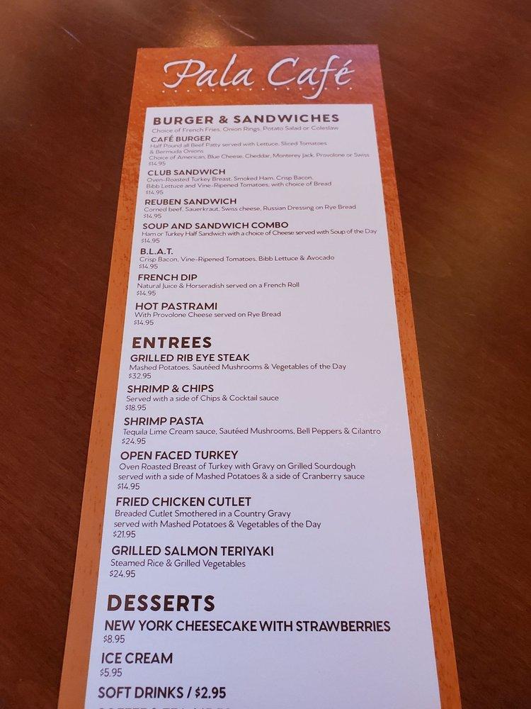 Menu At Pala Cafe Pala Menu At Pala Cafe Pala