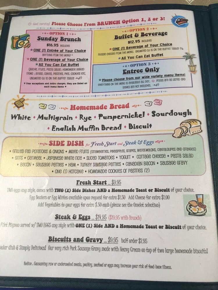 Menu at Simply Delicious Cafe & Bakery, Cocoa Beach