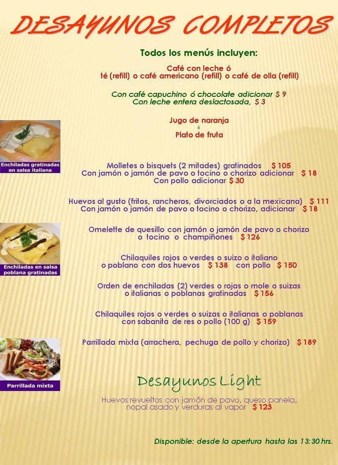 Carta de Café Kowloon Coyoacán, Ciudad de México, Parque Centenario 6