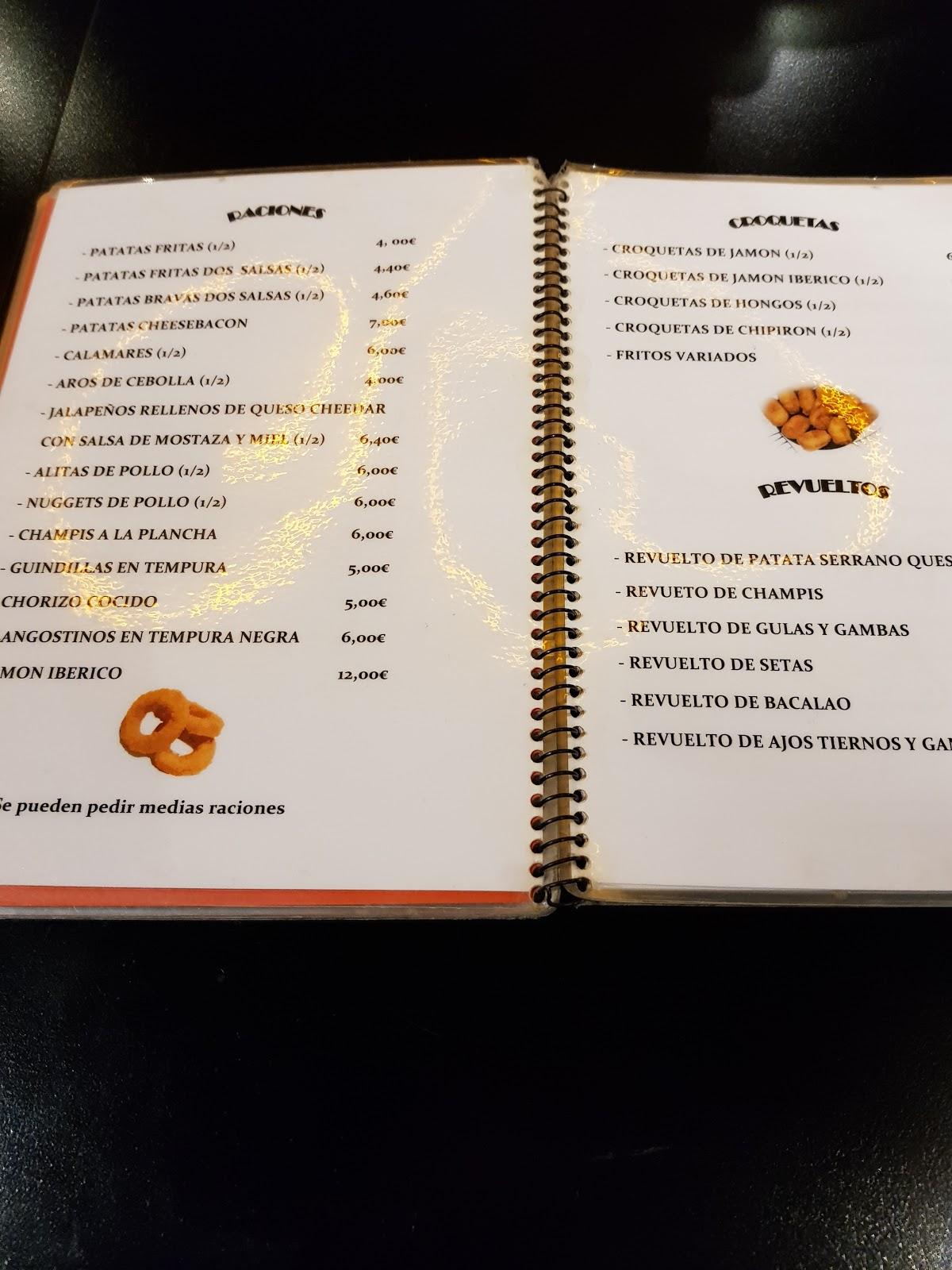Carta del café Maala Kafetegia, Elgoibar