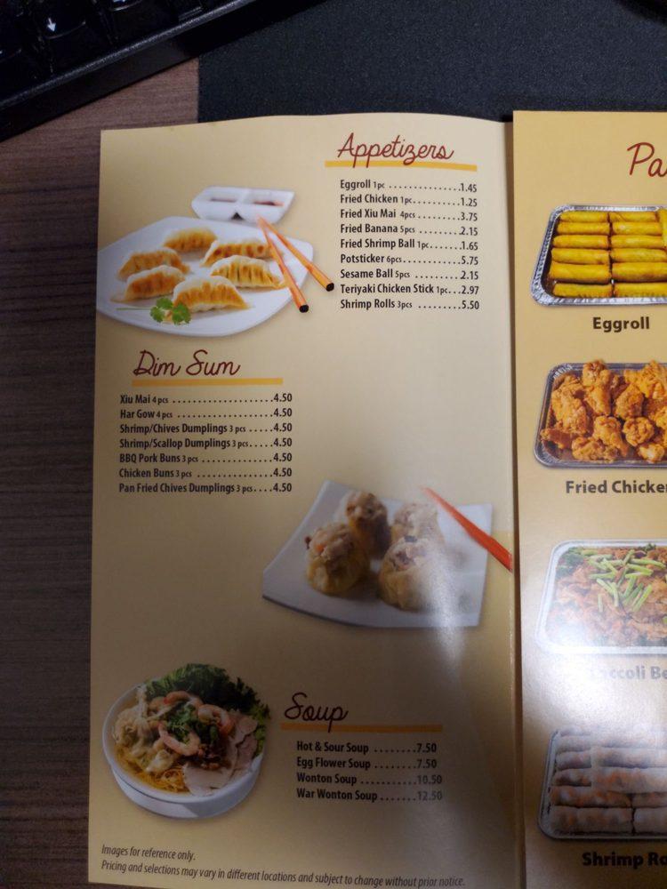 Menu at King Eggroll Express restaurant, San Jose, Leigh Ave
