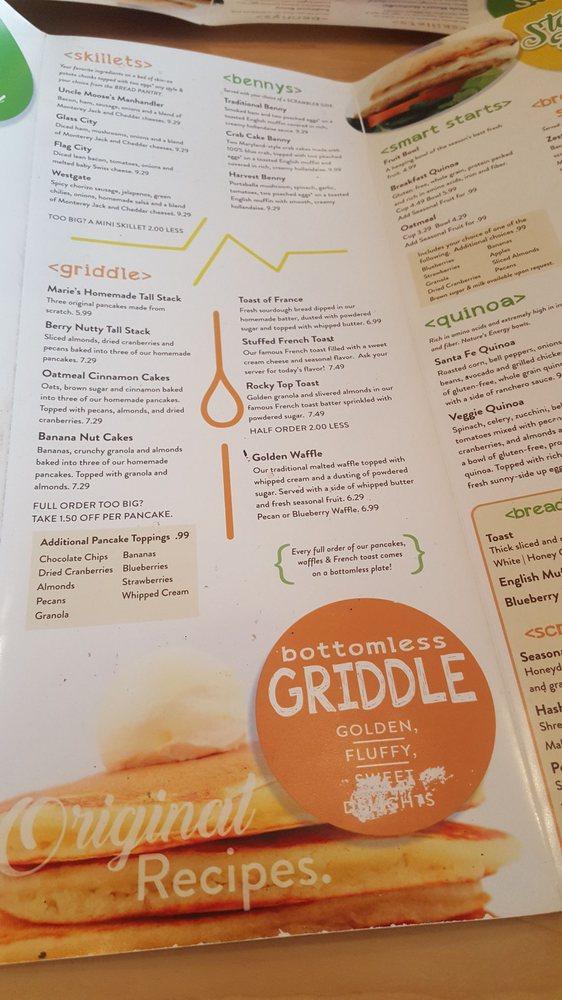 Menu at Scramblers restaurant, Sharonville, Hauck Rd