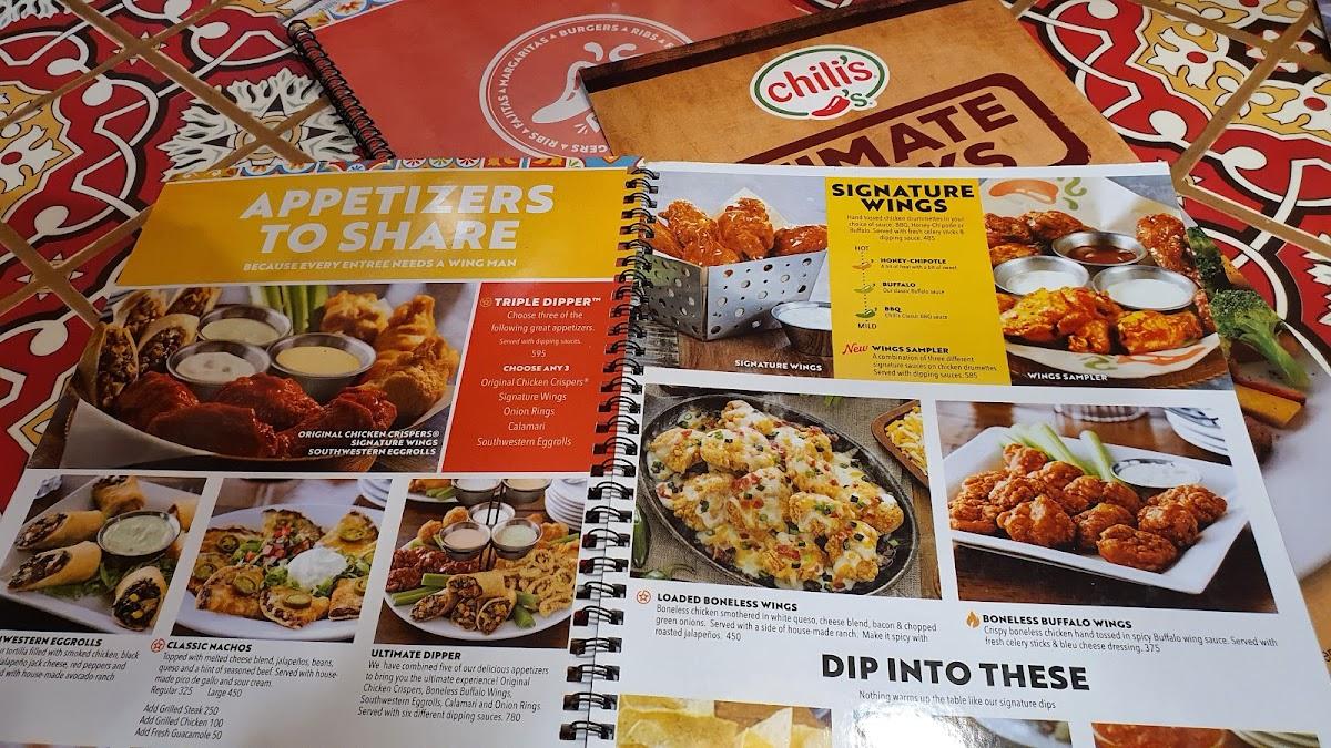 Menu at Chili's SM Megamall pub & bar, Mandaluyong