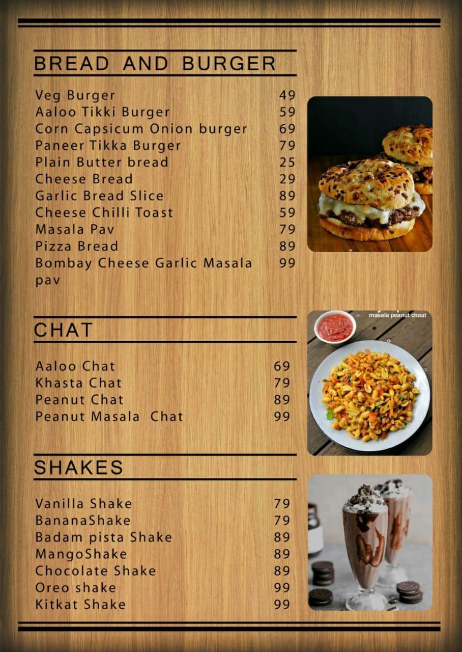 Menu at PARADISE FOOD POINT, Manendragarh