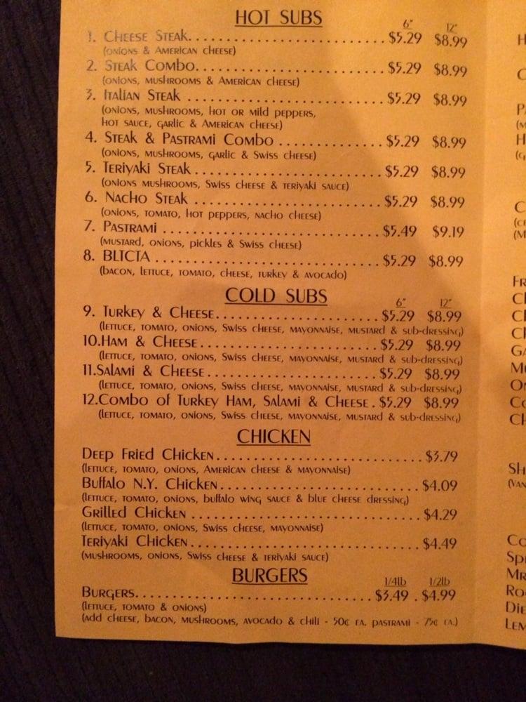 Menu at Original Granite restaurant, Rio Linda