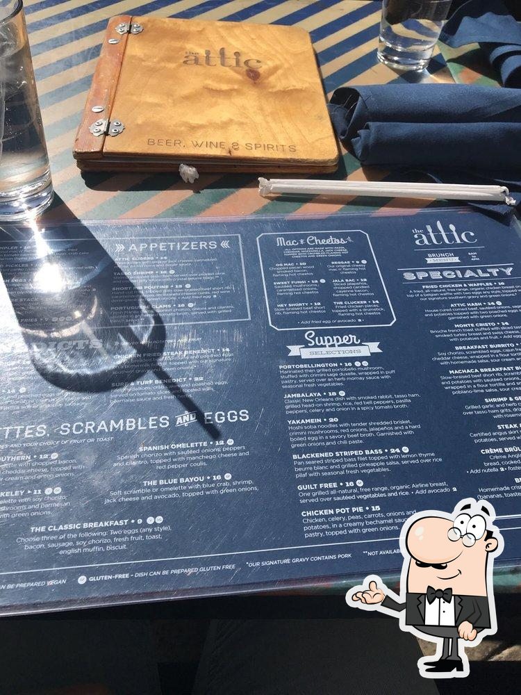 The Attic, Long Beach - Restaurant menu, prices and reviews