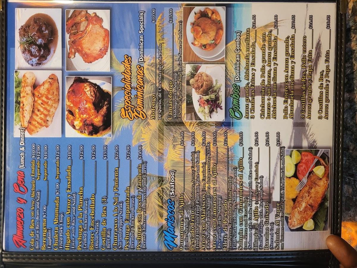 Menu at El Típico Dominicano Restaurant, Plainfield