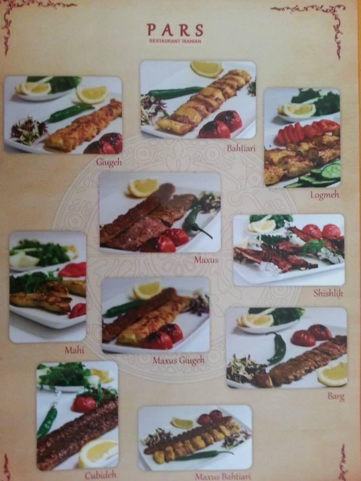 Menu at Restaurant & cafenea pars, Bucharest