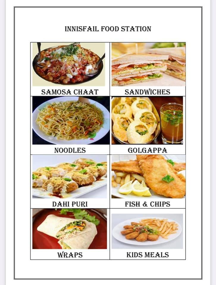 Menu at innisfail food station- restaurant, Innisfail