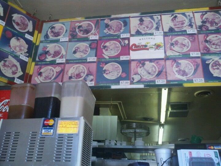 Carta de El Chilito Restaurant, Downey, Paramount Blvd
