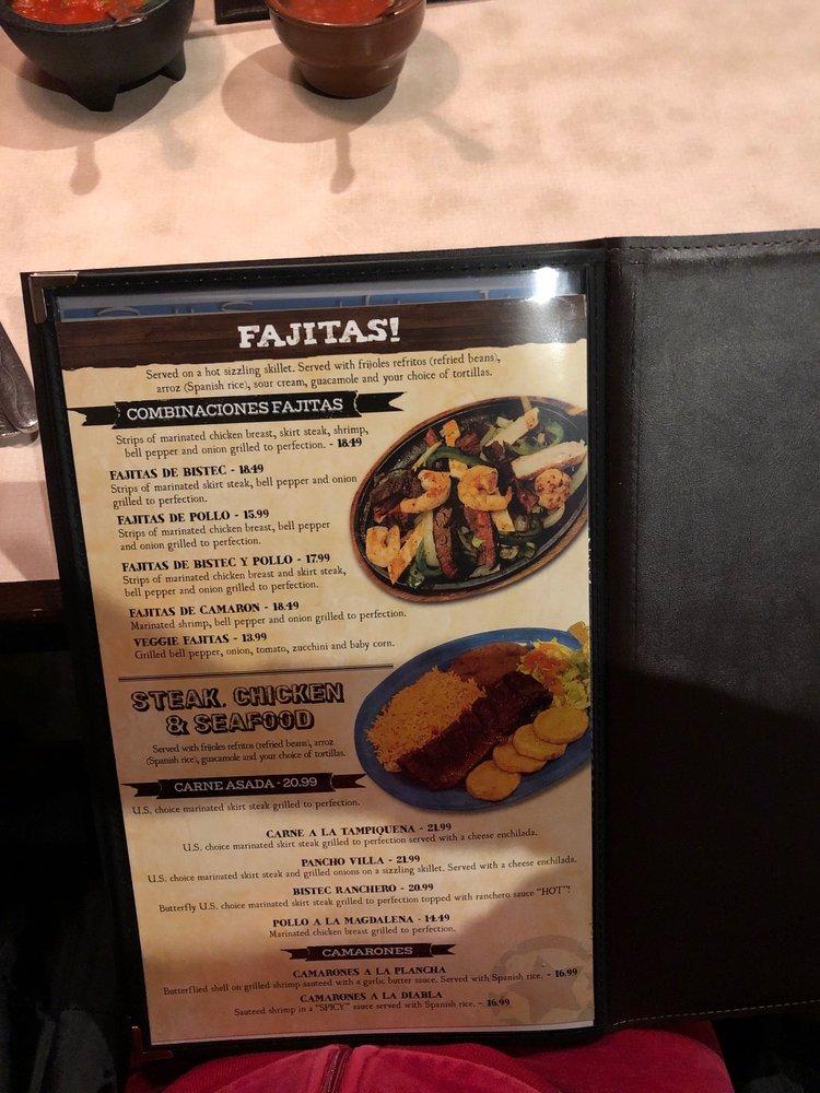 Menu at La Magdalena Wonderful Mexican restaurant, Addison, 321 N ...