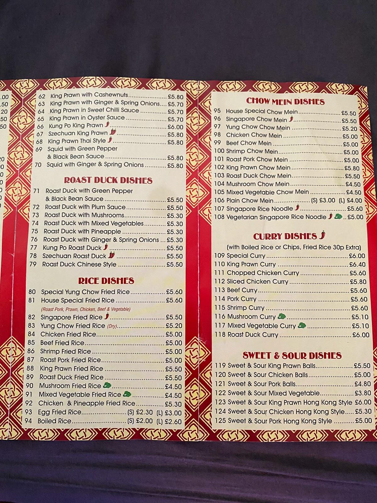 Menu at Slow Boats restaurant, Bristol