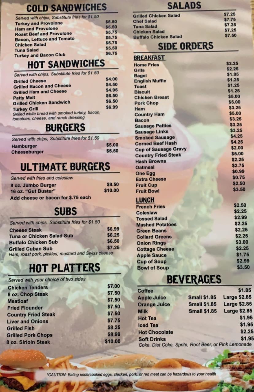 Menu at Country Kitchen restaurant, Longwood, 260 W State Rd 434