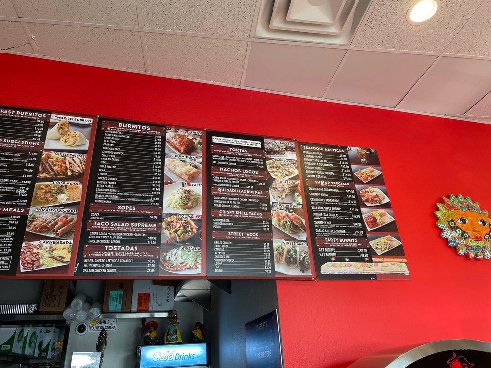 Menu at El Torito Loco restaurant, Chino