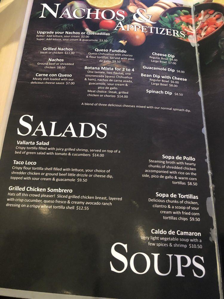 Menu at Dos Reales Authentic Mexican Restaurant, Shawnee