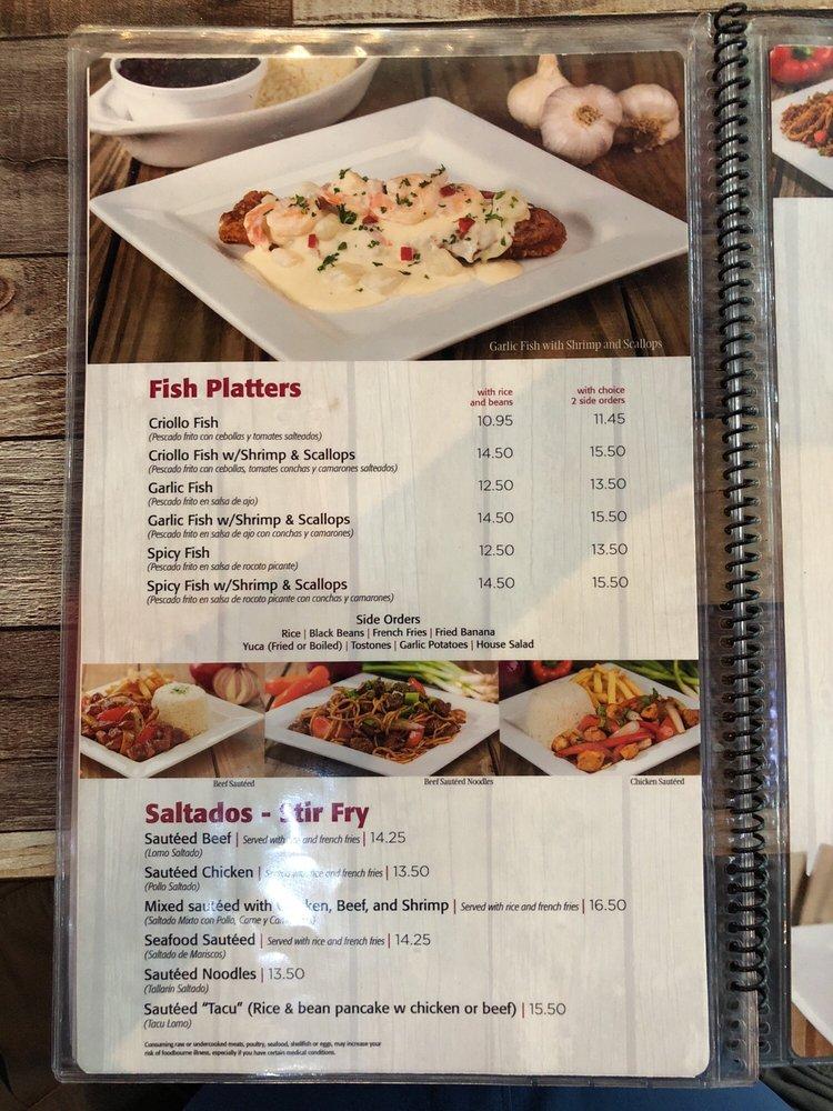 Menu at La Granja Restaurant, Miami, 127 SE 2nd Ave