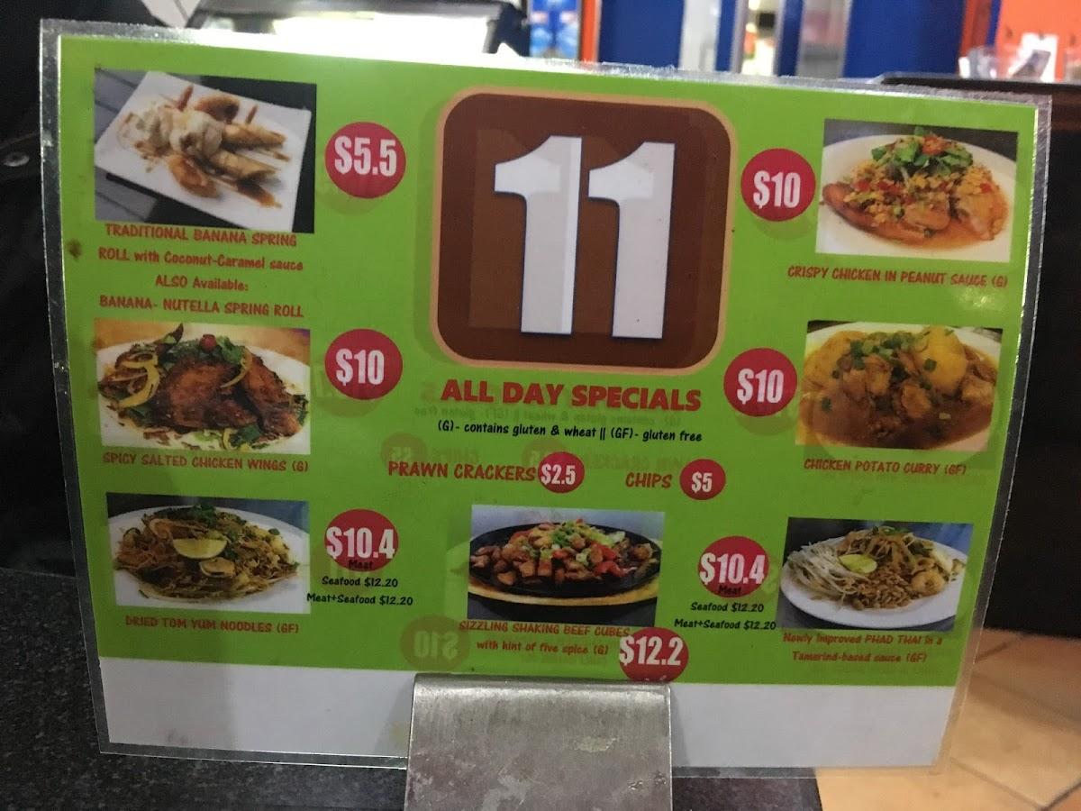Menu at Kulcha restaurant, Joondalup