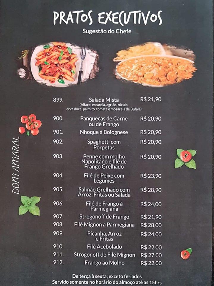 Menu em Dom Amaral Restaurante, São Paulo