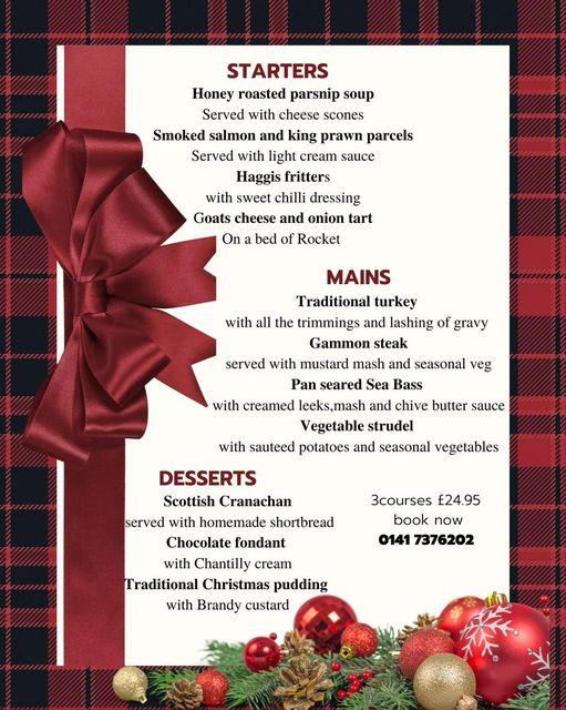 Menu at Kirkhouse Bar & Kitchen, Glasgow, Shettleston Rd