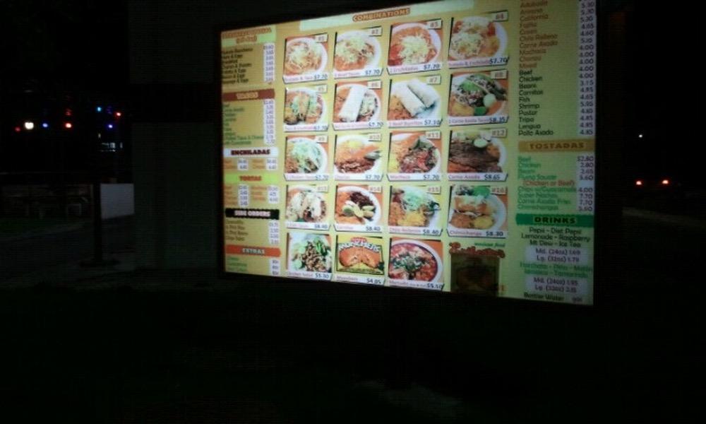 Menu at Eriberto's Mexican Food restaurant, Phoenix, 741 E Bell Rd