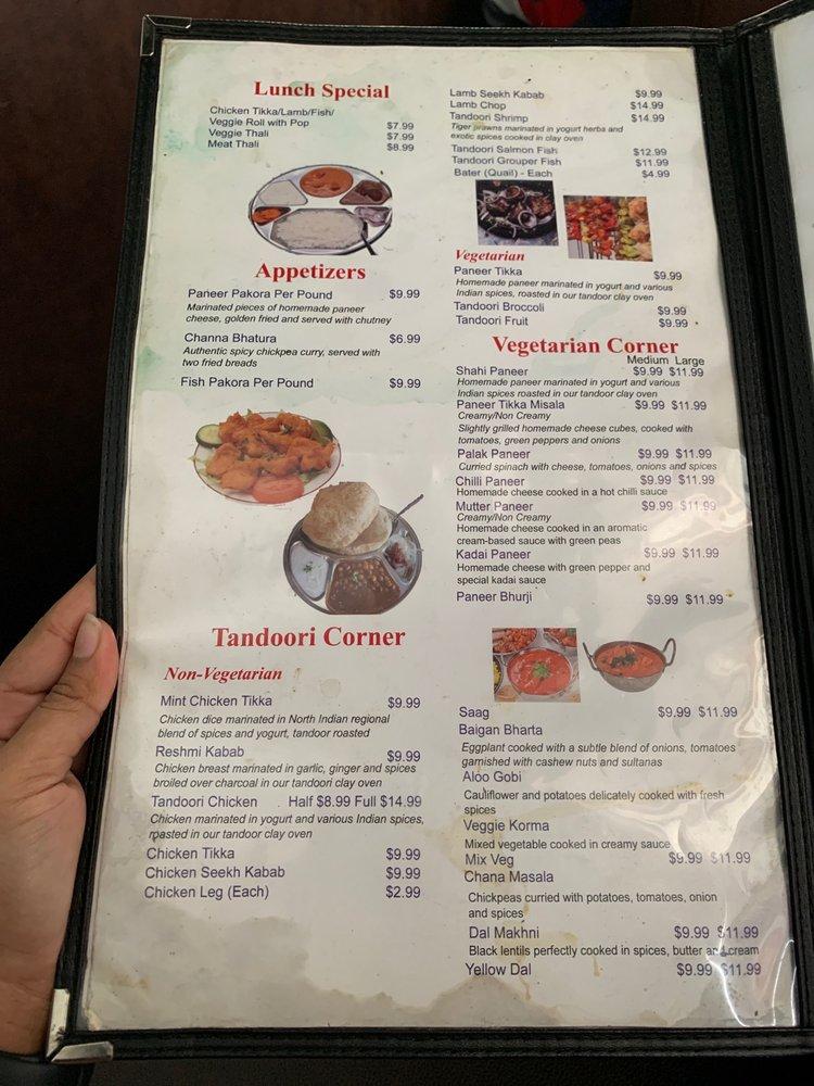 Menu at King Tandoori Rutherford restaurant, Brampton, 270 Rutherford Rd S