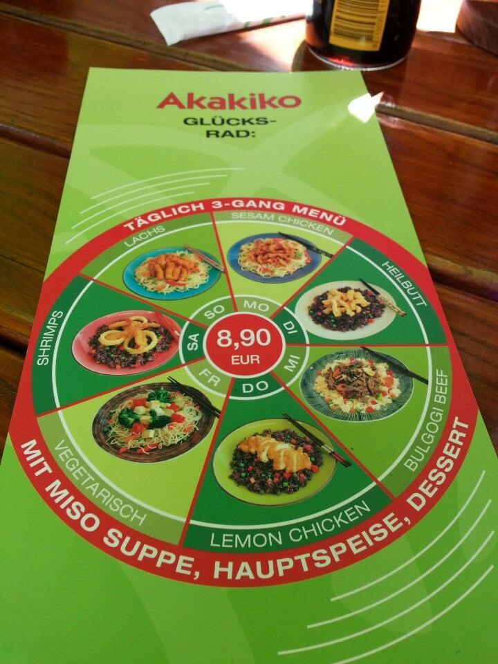 Speisekarte von Akakiko Sushi & Asian Fusion restaurant, Wien ...